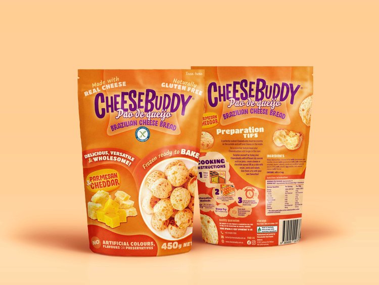 Parmesan & Cheddar Gluten Free Cheese Breads