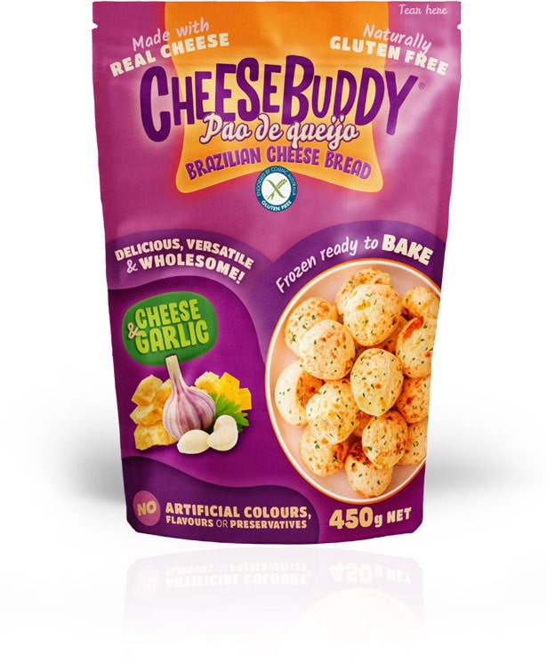 Cheese & Garlic Gluten Free Brazilian Cheese Breads